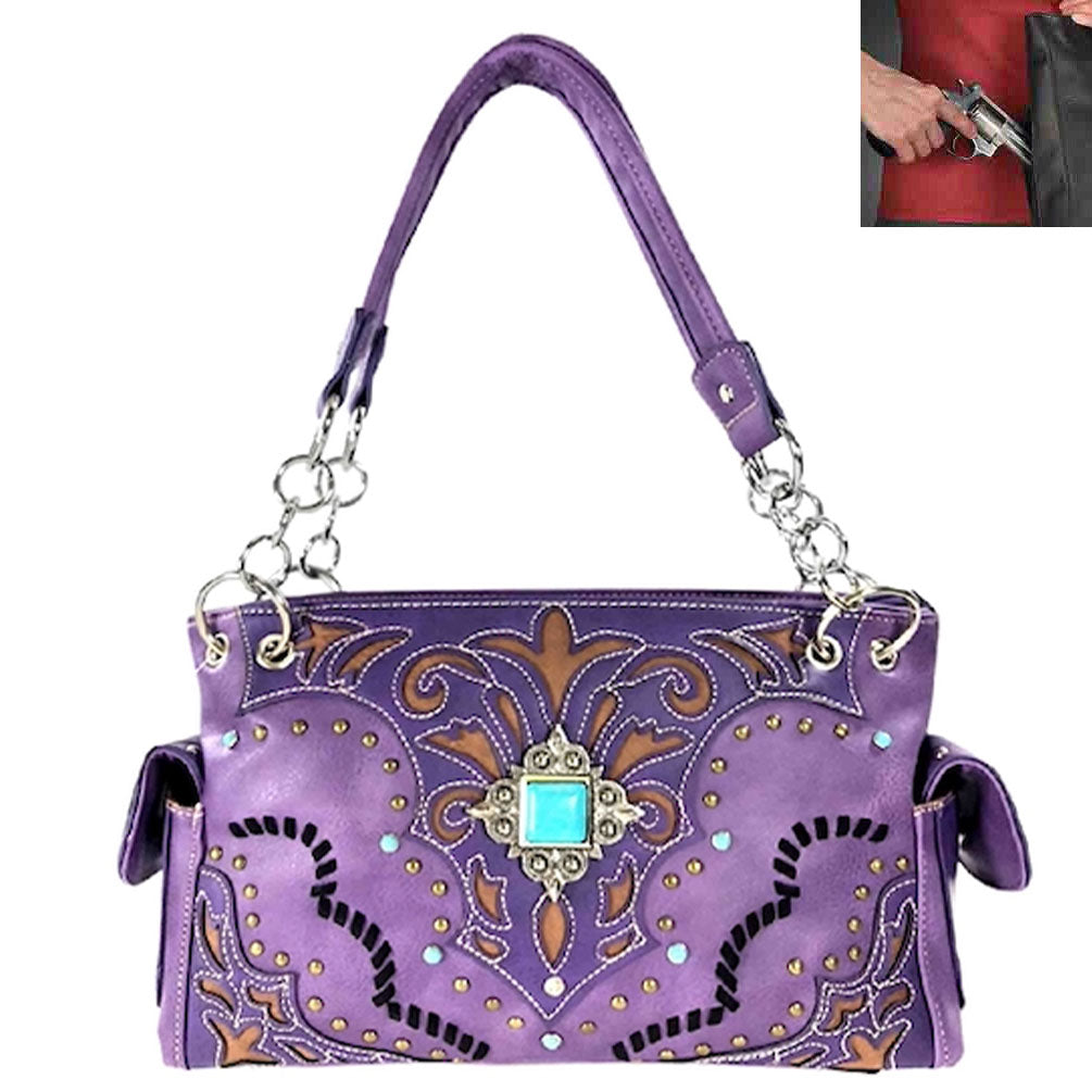 Concealed Carry Dream Catcher Western Embroidery Shoulder Bag ...