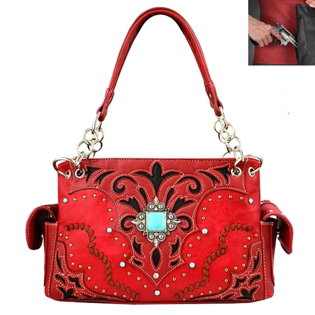 Concealed Carry Dream Catcher Western Embroidery Shoulder Bag ...